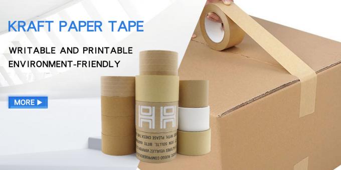 Biodegradable Water Activated Starch Adhesive Brown Kraft Paper Tape