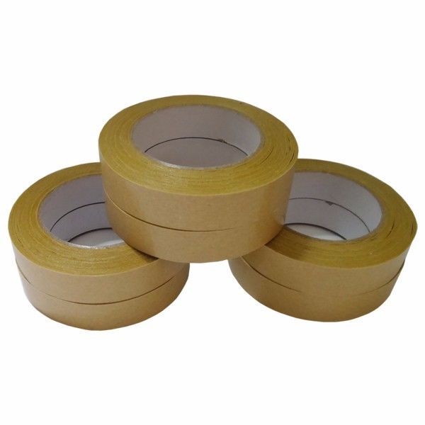 Self Adhesive Reinforced Kraft Paper Tape Anti Heat For Paper Processing Industries