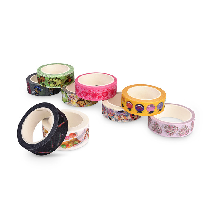 Reusable Coloured Decorative Masking Tape No Residue Christmas Decoration