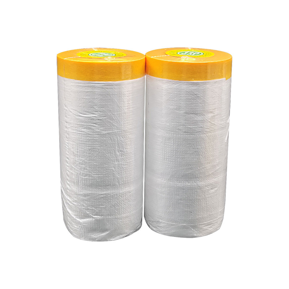Plastic Protection Orange Masking Film For Spray Painting